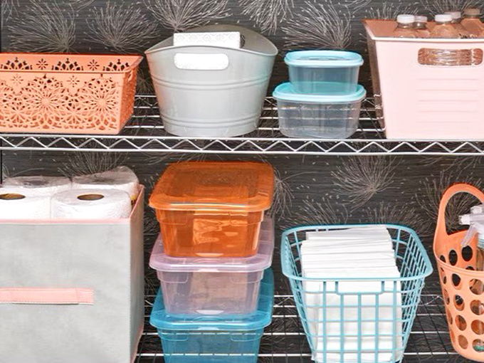 Storage solutions that bring Marie Kondo joy without the premium price tag. These colorful containers spark organization without depleting your wallet.