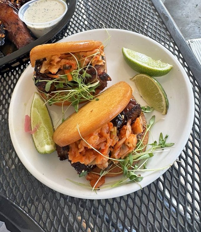 These pork belly bao buns don't just melt in your mouth &ndash; they perform a full Broadway musical there.