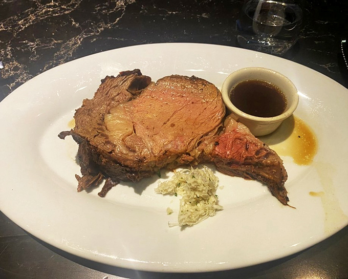 This isn't just prime rib &ndash; it's a masterclass in beef, served with jus so good you'll consider drinking it straight.