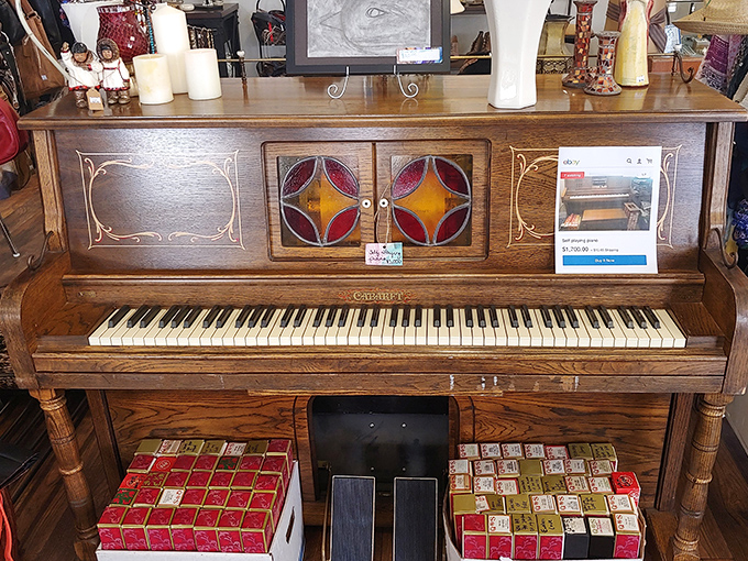 This vintage piano isn't just furniture&mdash;it's someone's childhood memories, family singalongs, and now your conversation piece, all for less than a new coffee table.