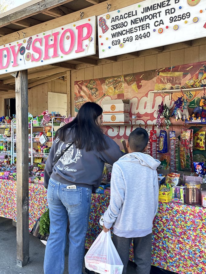 Candy Shop dreams come true for young shoppers. That look of anticipation is universal&mdash;we all remember our first sugar rush.