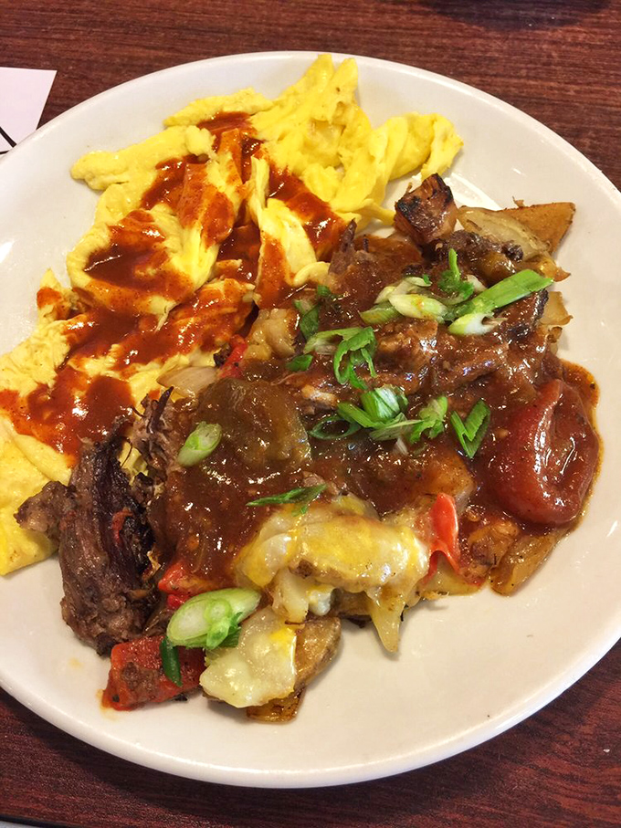 Behold: breakfast with ambition. This hearty short rib dish doesn't just break your fast&mdash;it demolishes it with savory satisfaction.