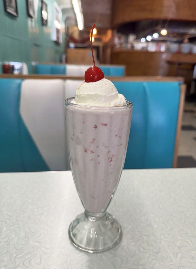 The cherry on top isn't just decoration&mdash;it's the exclamation point at the end of a creamy sentence that reads, "This is how milkshakes were meant to be."