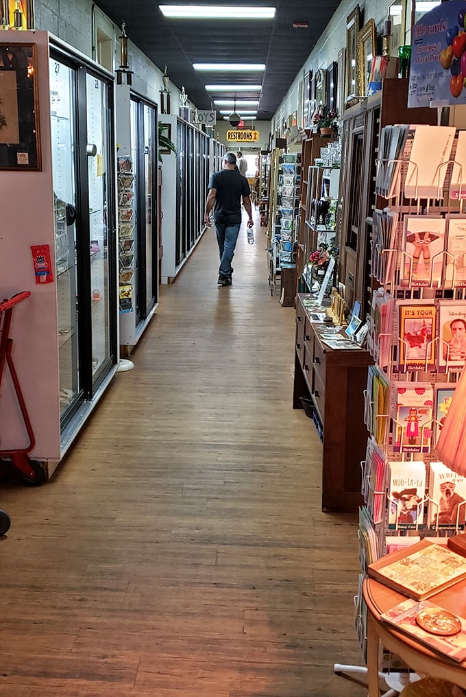 Long hallways lined with curiosities beckon exploration. Like Alice's rabbit hole, but instead of Wonderland, you'll find yourself in Nostalgia-land.