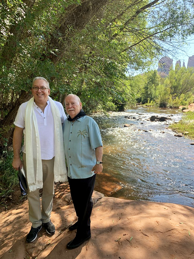Two friends discovering that Oak Creek's magic works better than any fountain of youth ever could.