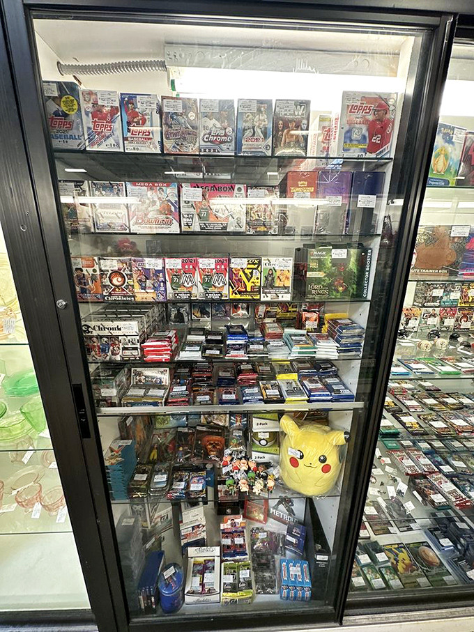 Trading card heaven awaits collectors&mdash;from rookie baseball stars to Pok&eacute;mon, these glass cases hold childhood memories at every price point.