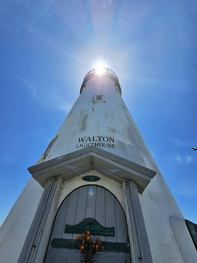 Looking up at Walton Lighthouse feels like meeting a celebrity &ndash; impressive, pristine, and somehow more charismatic in person than in photos.