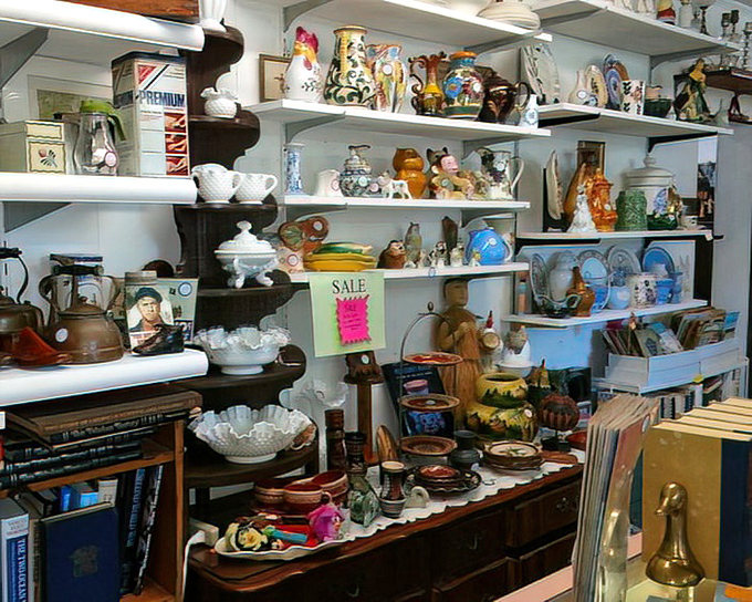 Porcelain paradise meets kitchenware kingdom. Somewhere, a grandmother is nodding approvingly at this perfectly preserved collection of everyday elegance.