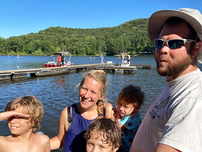 Family lake days at Hope create the kind of memories that make smartphones seem unnecessary.