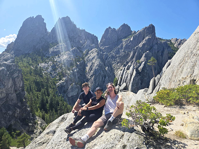 Happy hikers soak in million-dollar views after conquering the trail. That post-hike glow isn't just sunburn&mdash;it's the satisfaction of earning these spectacular vistas.