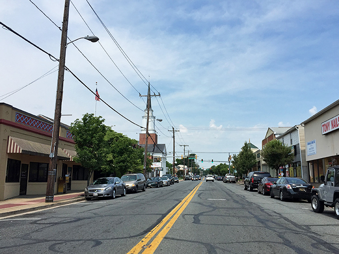 Aberdeen's tree-lined streets create the perfect backdrop for a leisurely small-town stroll through Maryland.