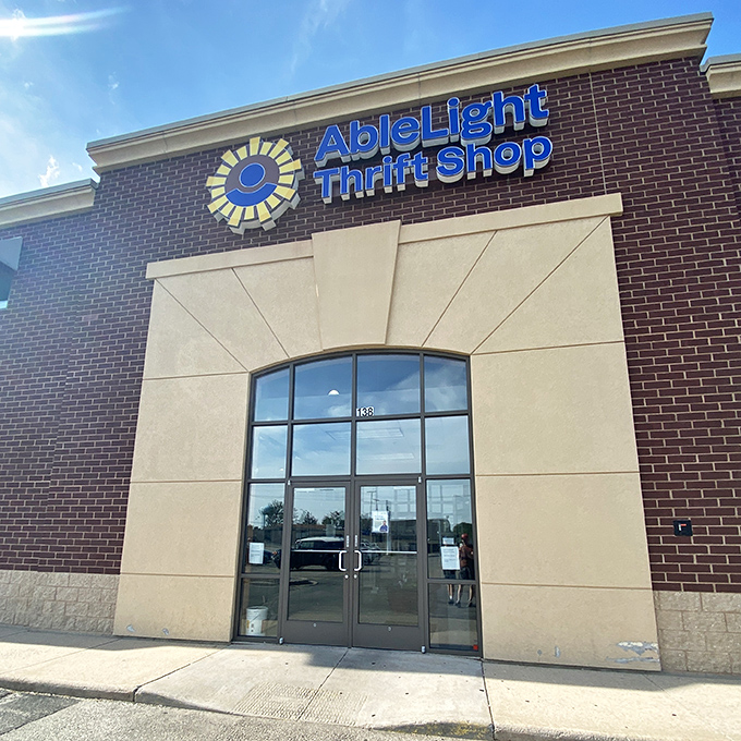 AbleLight's modern facade hints at the carefully curated treasures waiting inside for smart shoppers.