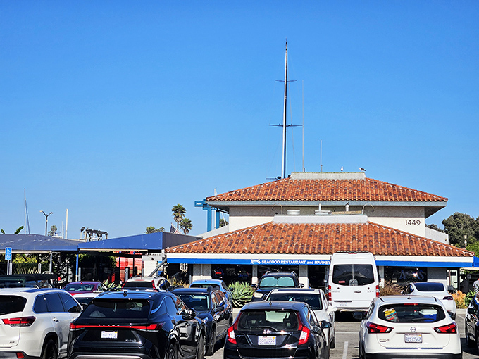 Harbor views and red tile roofs set the scene for seafood so fresh it practically swims to your plate.