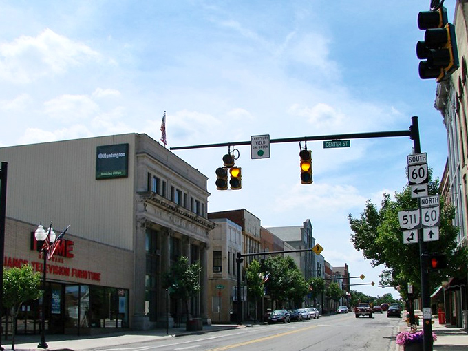 Ashland's main street might be small, but its traffic lights lead to big savings for retirees seeking affordable living.