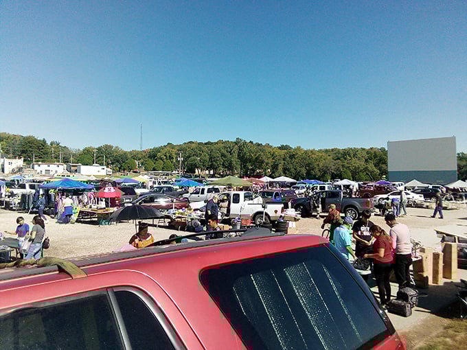 Weekend warriors unite! Boulevard Swap 'n' Shop turns an ordinary parking lot into a community celebration where haggling is an Olympic sport.