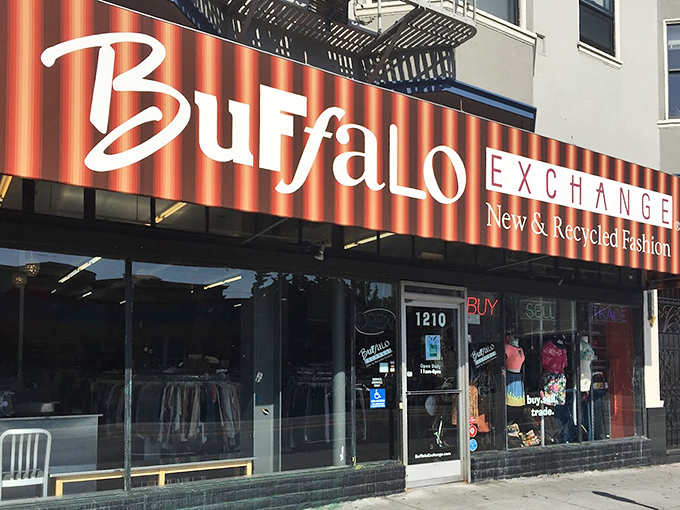 Buffalo Exchange's retro storefront on Valencia Street whispers "cool vintage finds" to every passing fashion treasure hunter.
