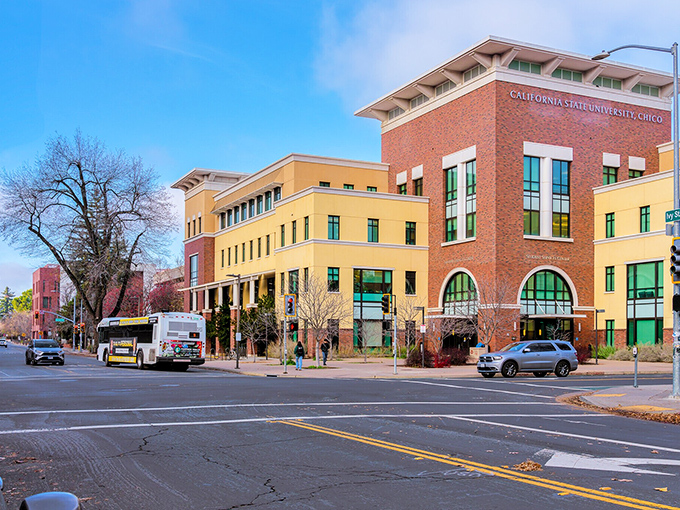 Chico State's brick fa&ccedil;ade basks in Sierra sunshine&mdash;where higher education meets higher quality of life for retirees seeking both brains and beauty.
