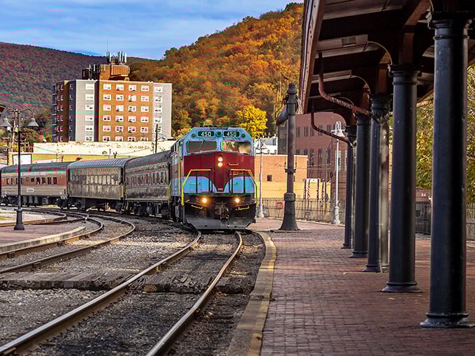Cumberland's historic train station welcomes you to mountain living where your retirement dollars stretch like the horizon.