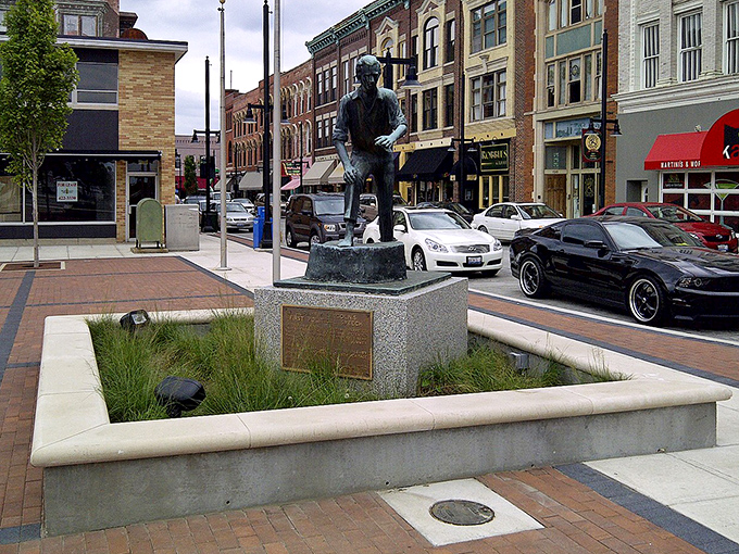 Decatur's stately stone statue stands proud, reminding visitors that some of life's best things are timeless and affordable.