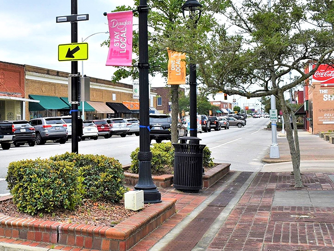Douglas shows off its vintage movie theater charm along this beautifully preserved main street.