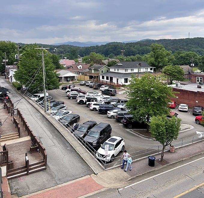 Ellijay's charming main street offers small-town shopping where salespeople treat you like family, not walking wallets.
