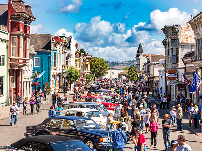 Ferndale's gingerbread houses create America's most photogenic main street scene ever imagined.