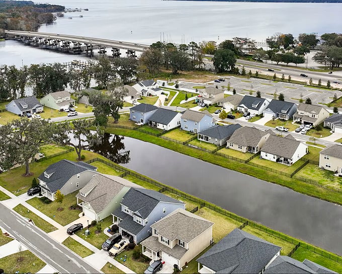 Waterfront living meets affordable dreams in this peaceful riverside community setting.