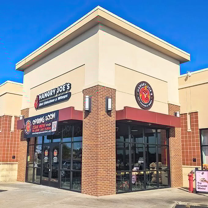 Hangry Joe's modern storefront might look new to the neighborhood, but their hot chicken recipe tastes like it's been perfected for generations.
