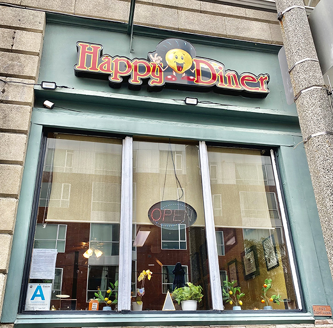 That cheerful storefront smile isn't just for show &ndash; Happy Diner delivers exactly what the name promises.