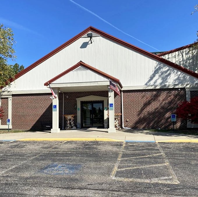 This brick beauty sits quietly, holding secrets from America's past like a well-kept diary.