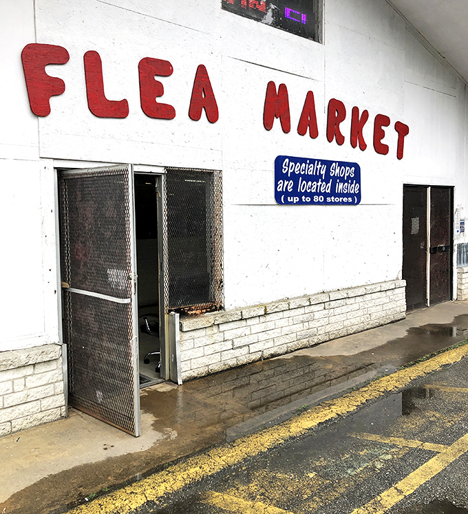 Clean lines and modern comfort - this indoor market keeps treasure hunting civilized and climate-controlled.