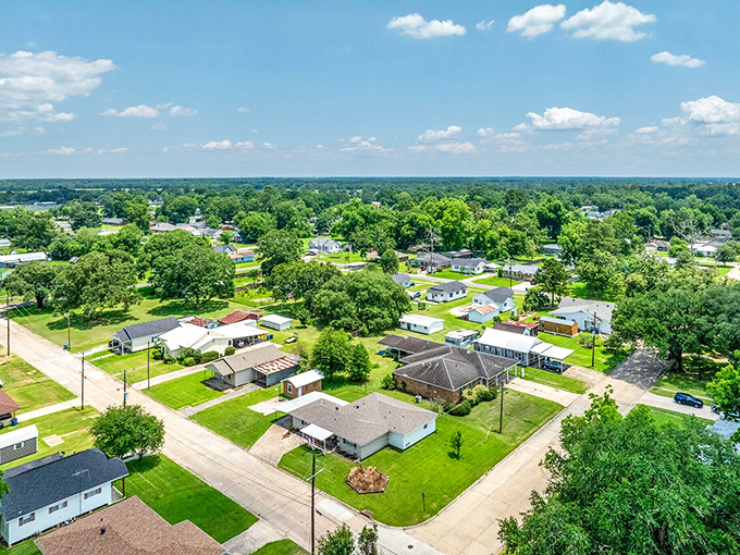 Classic downtown architecture houses modern affordability in this charming Louisiana community gem.