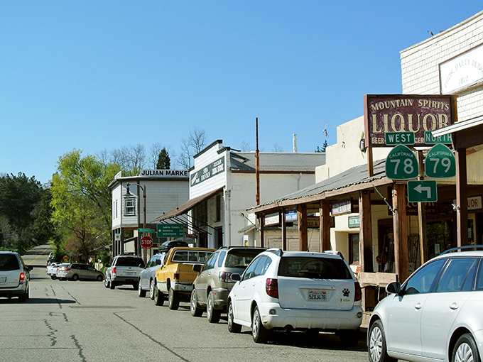 Julian's wooden sidewalks and Old West charm make every visitor feel like a gold prospector.