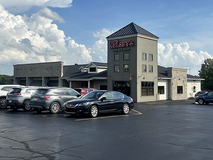 Modern steakhouse elegance meets small-town hospitality in this perfectly designed dining destination that locals treasure.