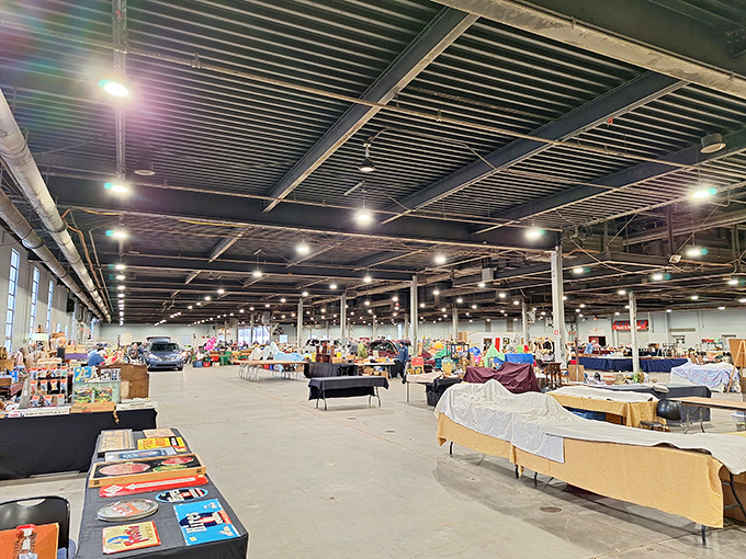 The cavernous Kentucky Flea Market could house a small aircraft. Instead, it's filled with treasures that make bargain hunters' hearts soar!