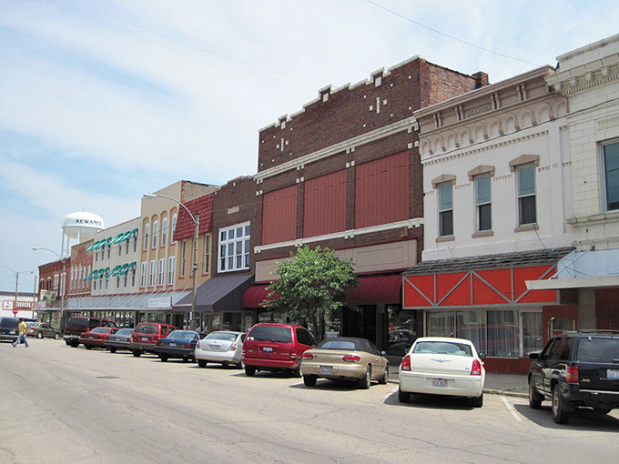 A charming slice of small-town America &ndash; Downtown Kewanee, Illinois, with its classic architecture, local shops, and neighborly atmosphere.