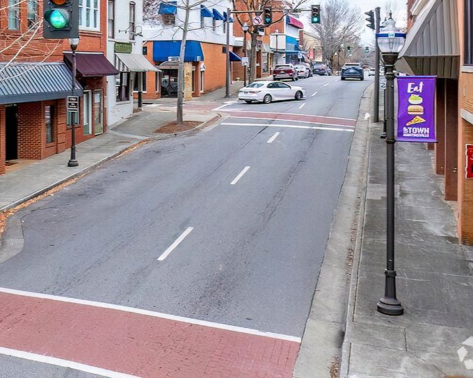 Martinsville's downtown gives off major "I was cool before being cool was cool" vibes.