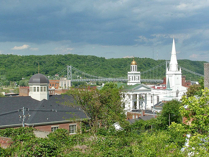 Maysville's picturesque skyline features church steeples and historic architecture, all with a cost of living that feels like stepping back in time.