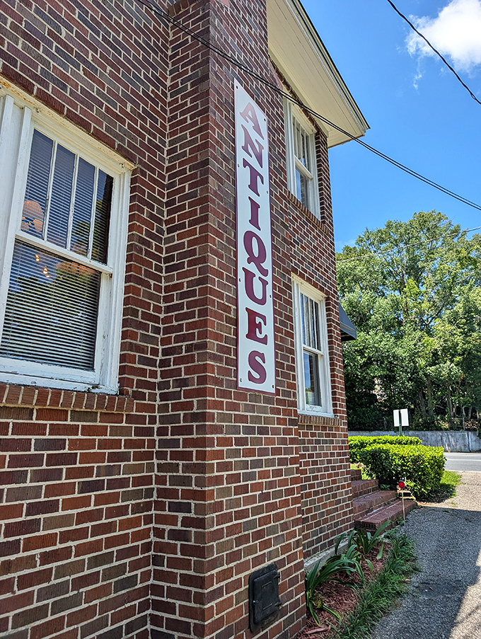 Memory Lane Antiques' brick building holds decades of nostalgia like a time capsule waiting to be opened.