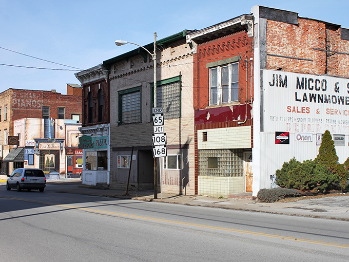 New Castle's downtown architecture stands tall like a monument to when craftsmanship really mattered in America.