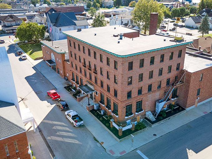 New Castle's historic brick buildings stand proud, offering character that money simply cannot buy.