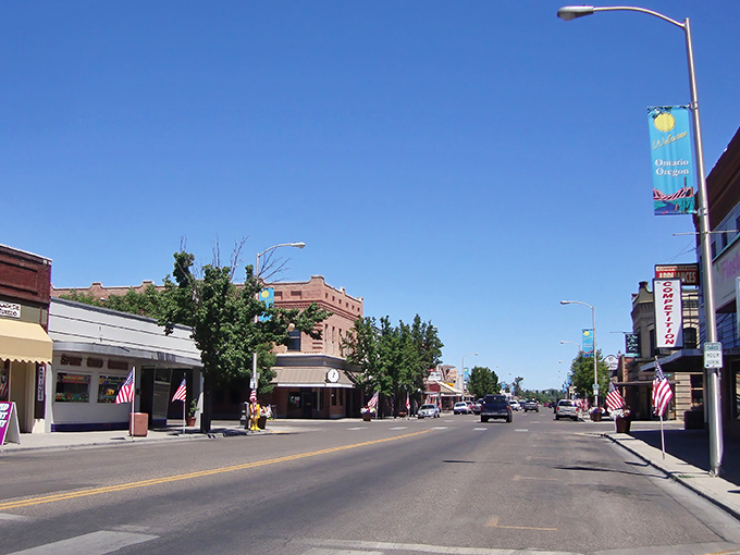 Ontario's downtown strip shows that Eastern Oregon knows how to do small-town America right.