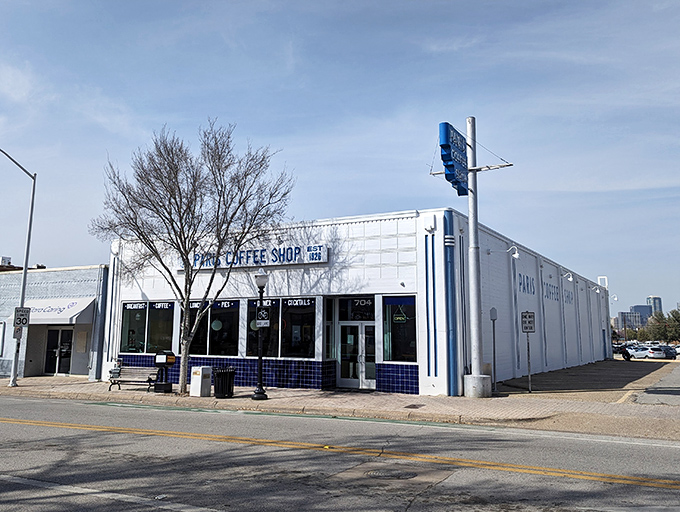 White walls, simple design - sometimes the most unassuming places serve the most unforgettable meals.