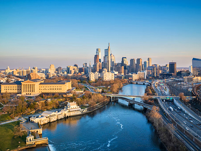Philadelphia's skyline rises like America's birthday cake, sweet and surprisingly affordable in the right neighborhoods.