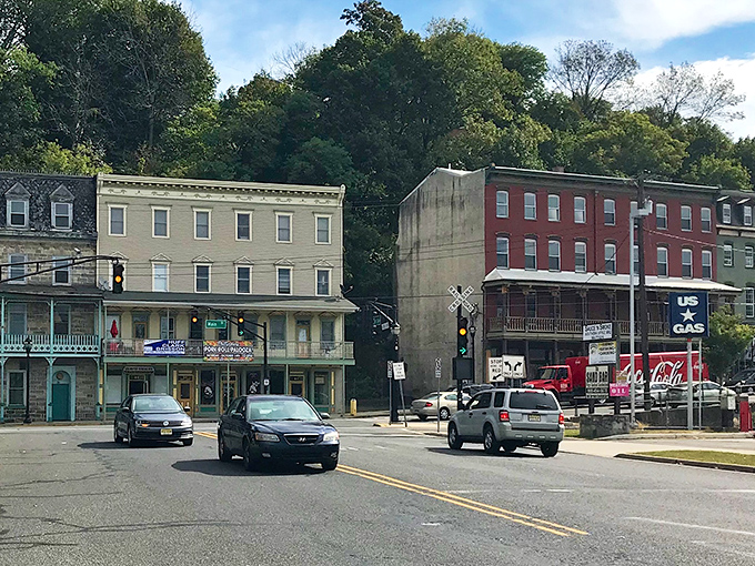 Phillipsburg's buildings stand like sentinels of affordability, guarding a secret paradise for Social Security recipients.