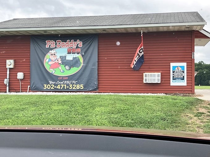 This little red building sits like a beacon for barbecue lovers traveling the Delaware highways.