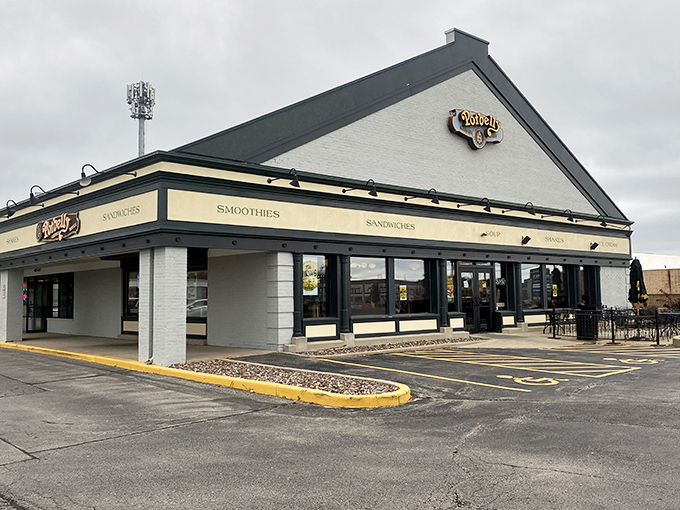 Clean lines and modern style meet old-fashioned sandwich craftsmanship in this Brookfield favorite spot.