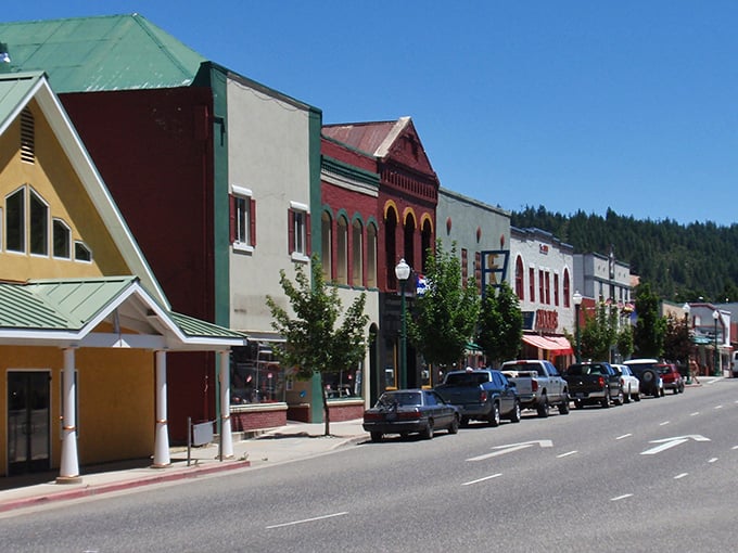 Mountain town magic unfolds on streets where every storefront feels like a friendly neighbor welcoming you to stay awhile.