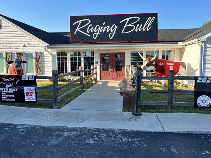 The Raging Bull knows exactly what it is - a no-nonsense temple to perfectly grilled beef.