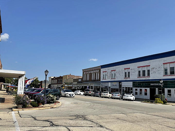 Rantoul's main street showcases the kind of honest architecture that built America one brick at time.